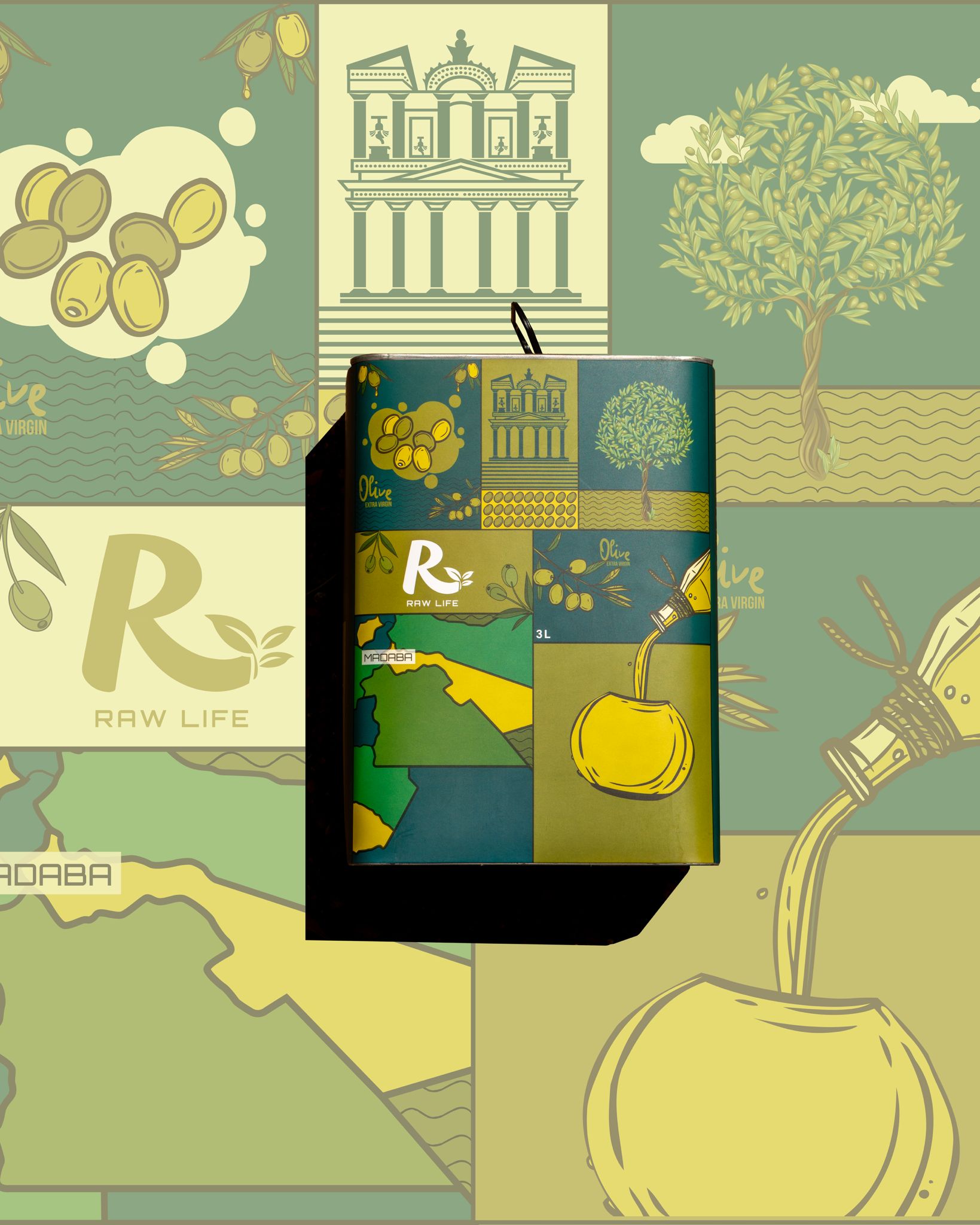 زيت الزيتون الخام – Raw Life